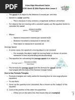 Speed-Time Graphs: Drawing & Examples | PDF | Speed | Acceleration