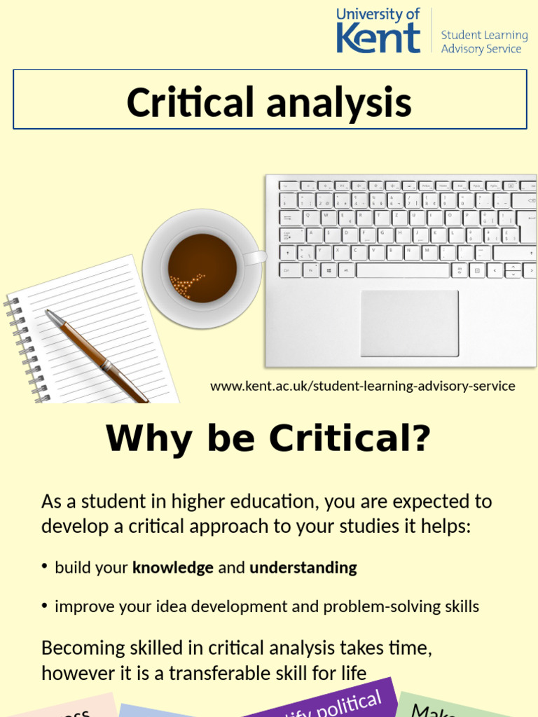 Bitesize Critical Analysis | PDF | Critical Thinking | Methodology