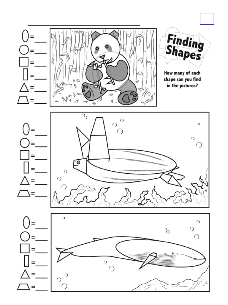 Find The Shape Puzzle | PDF