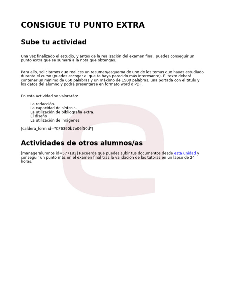 Consigue Tu Punto Extra | PDF