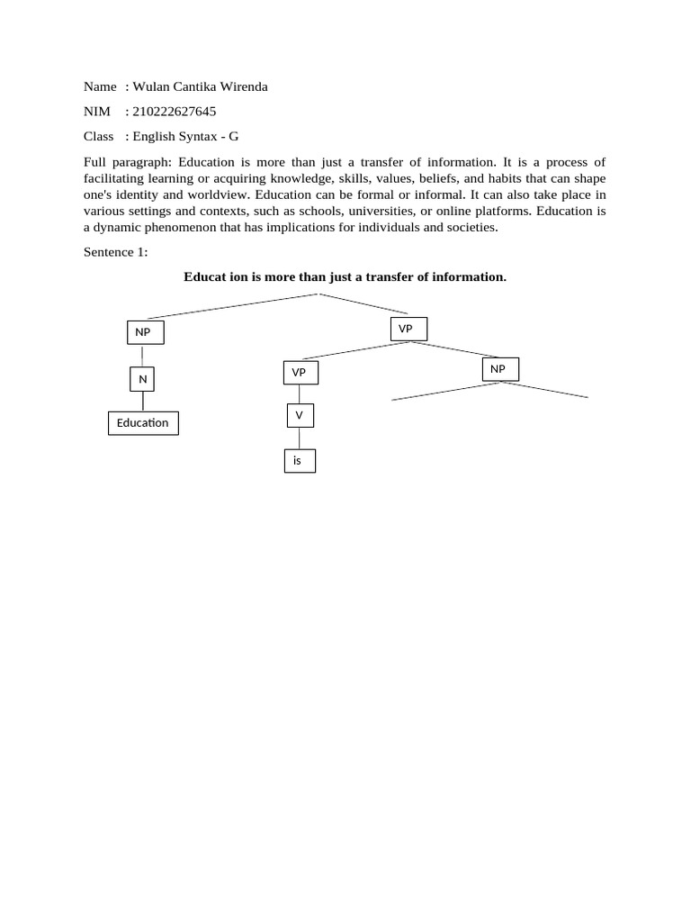 Tree Diagram Analysis Final Project | PDF
