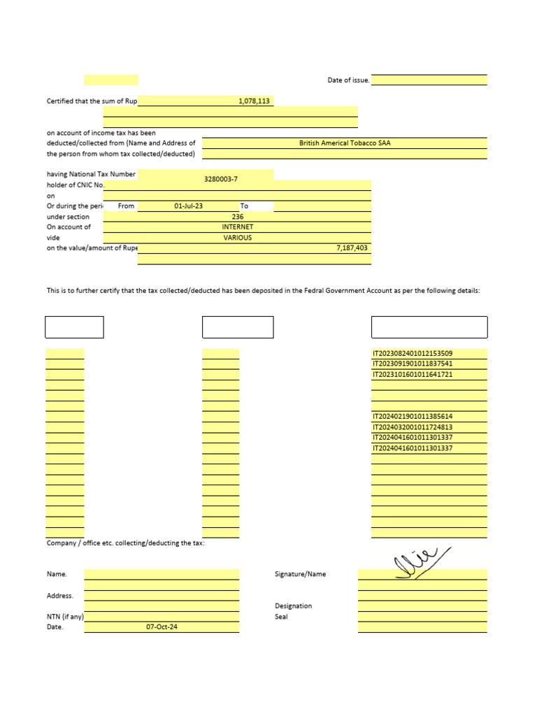 bat tax certificate | PDF | Taxes | Public Finance