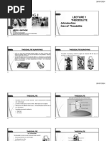 Parts of Theodolite (Surveying) | PDF | Light | Optical Devices