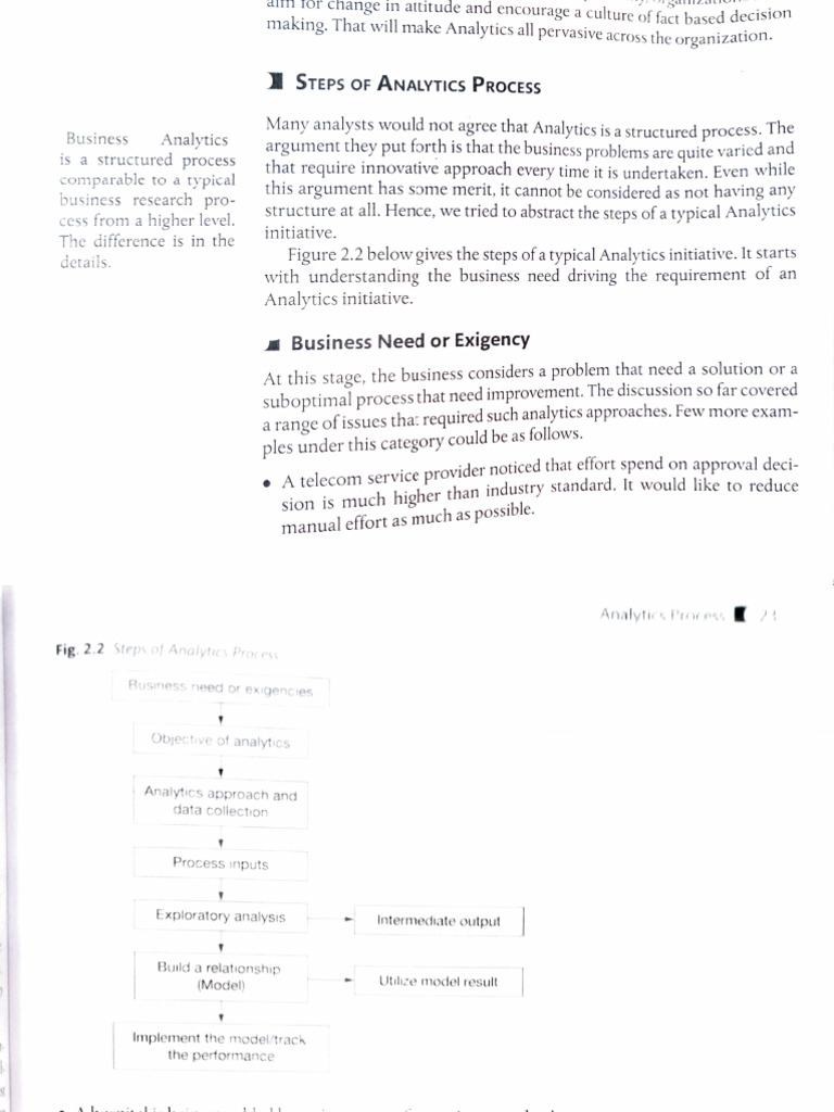 steps of analytics process | PDF | Sampling (Statistics) | Analytics