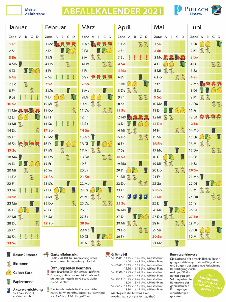 Abfallkalender 2021 | PDF