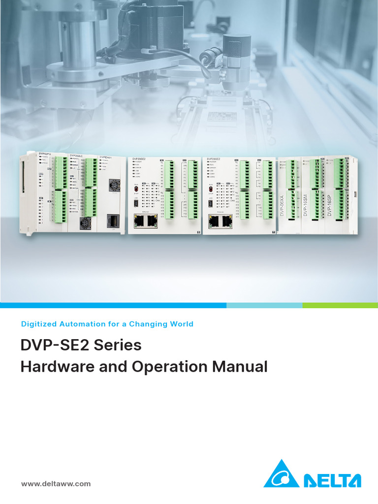 DELTA - IA-PLC - DVP-SE2 - Hardware and Operation Manual - EN ...