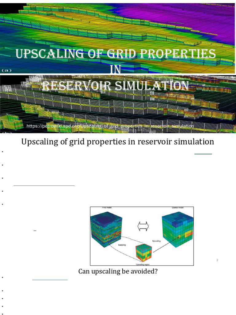 Upscaling of Grid Properties in Reservoir Simulation | PDF | Permeability (Earth Sciences ...