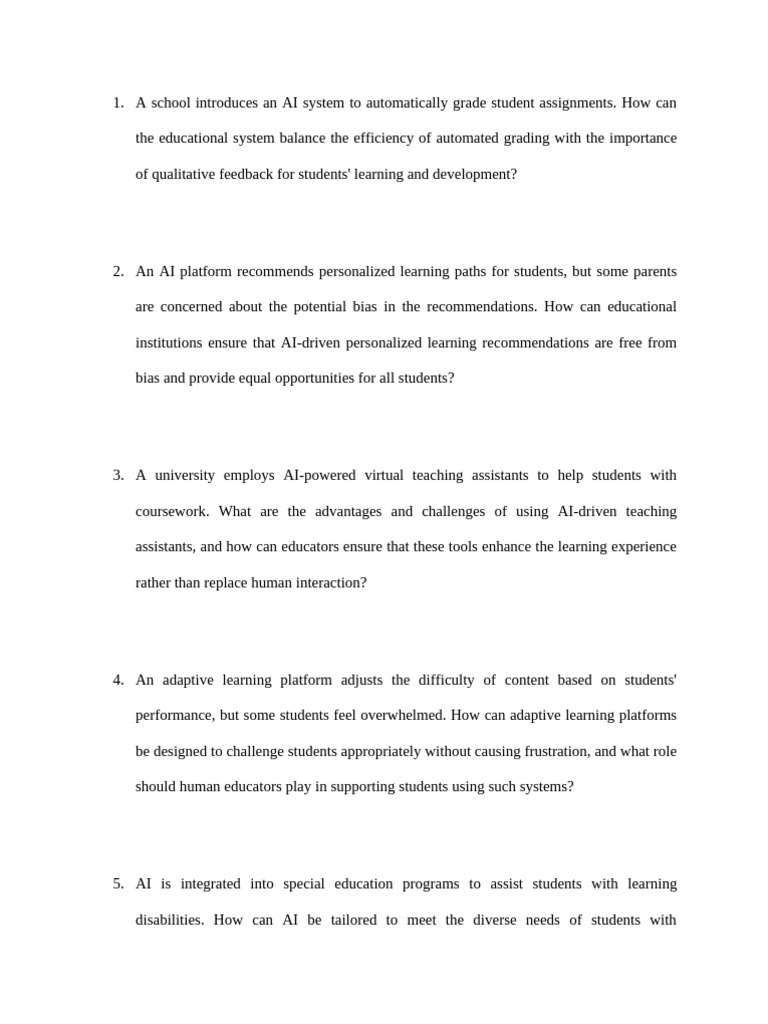 A School Introduces An AI System To Automatically Grade Student Assignments | PDF | Artificial ...