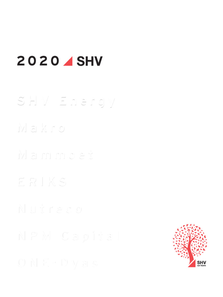 SHV 2020 Annual Overview | PDF | Innovation | Carbon Footprint