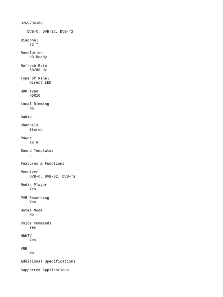 Toshiba 32wv2363dg | PDF | Computers