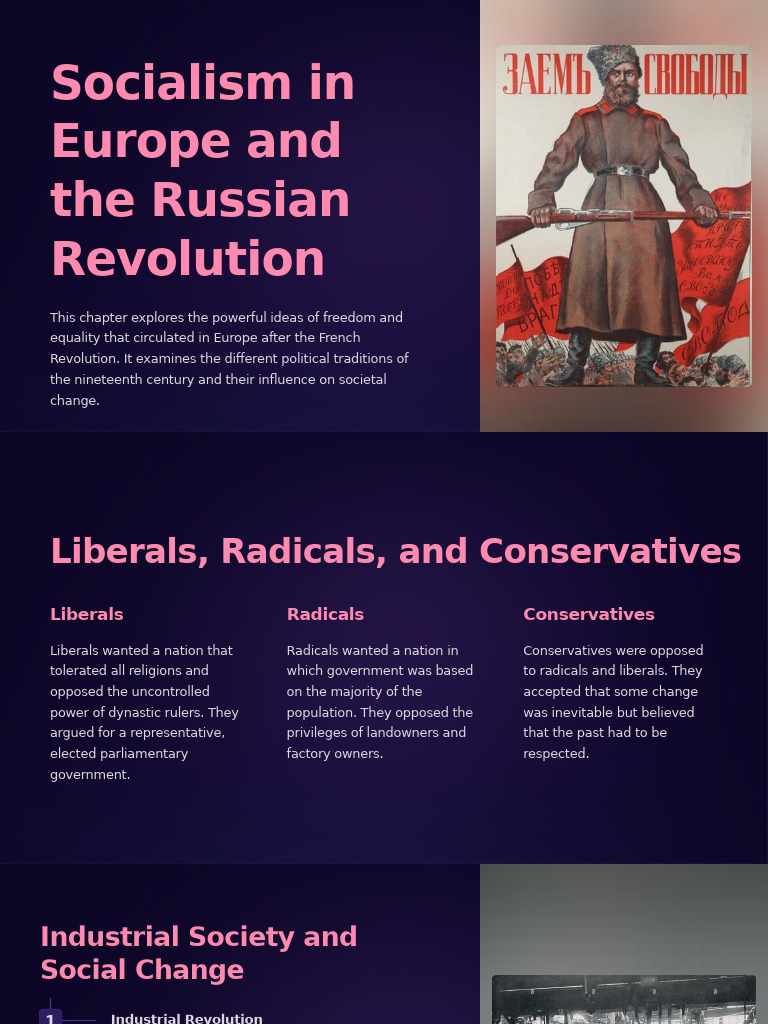 Socialism & Russian Revolution Overview | PDF | Socialism | Liberalism