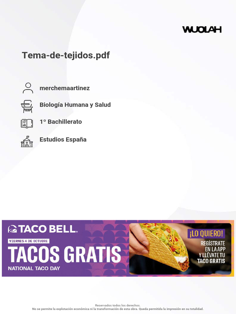 Wuolah Free Tema de Tejidos | PDF
