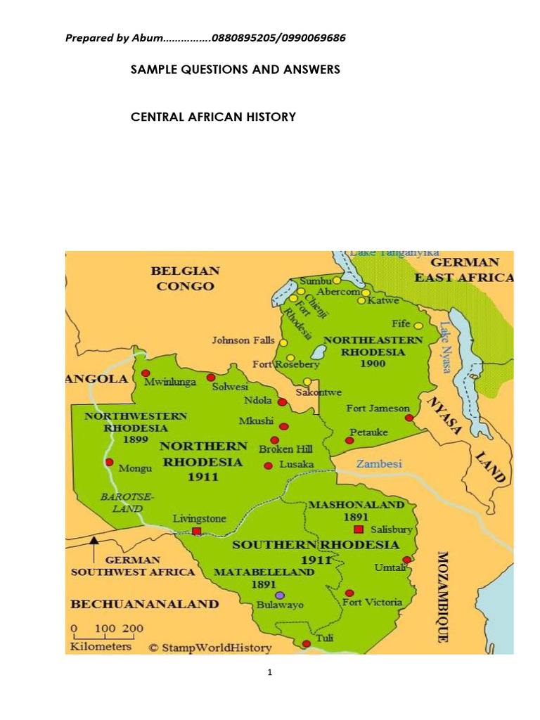 Central African Immigration History Insights | PDF