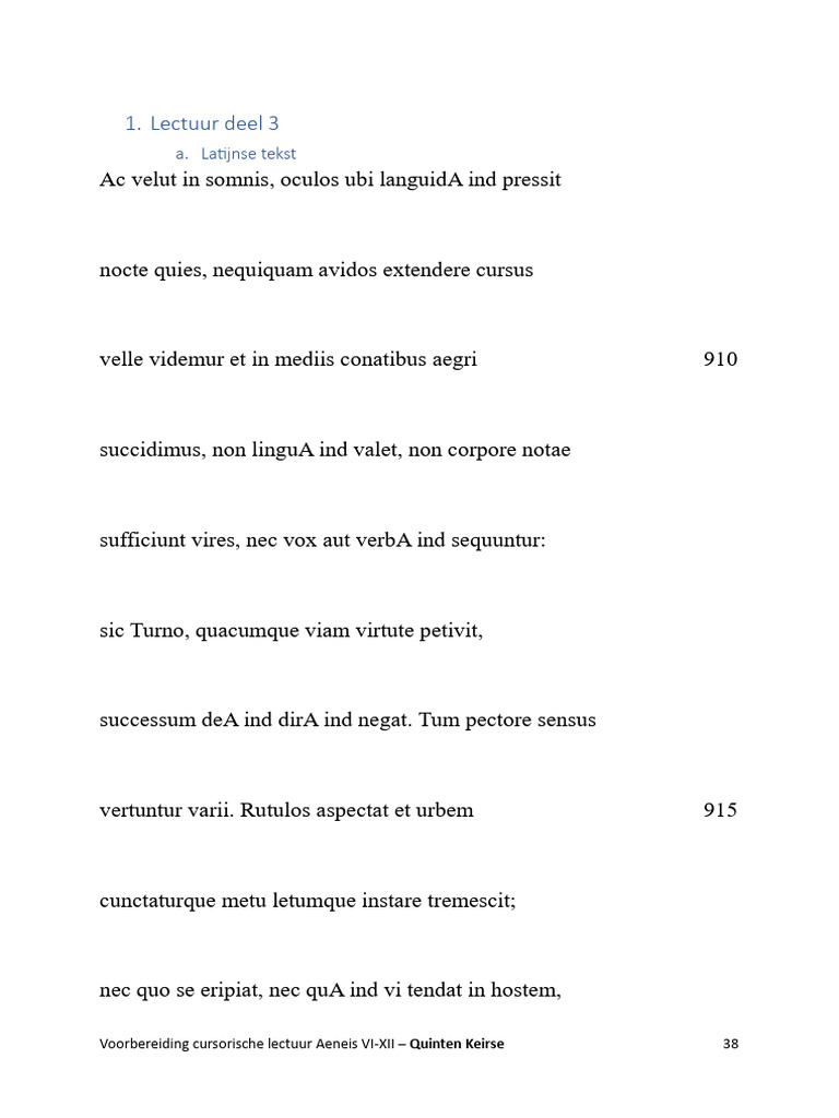 Cursorische Lectuur Deel 3 PDF | PDF