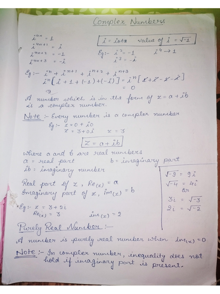 Complex Number | PDF