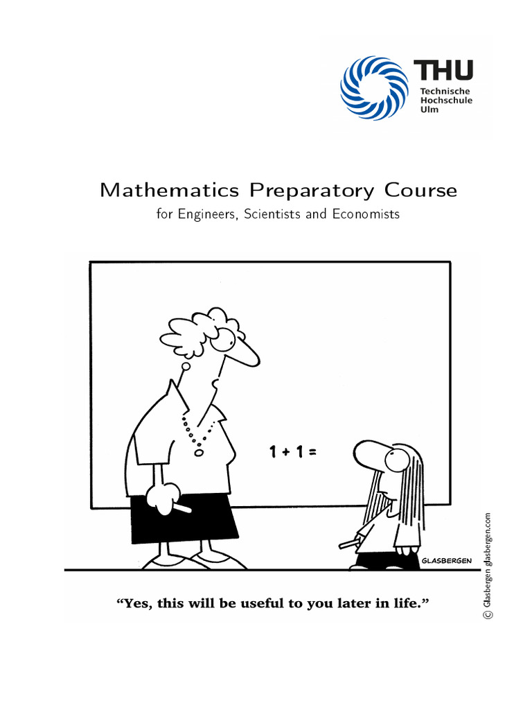 Mathematics Preparatory Course THU | PDF | International System Of Units | Function (Mathematics)