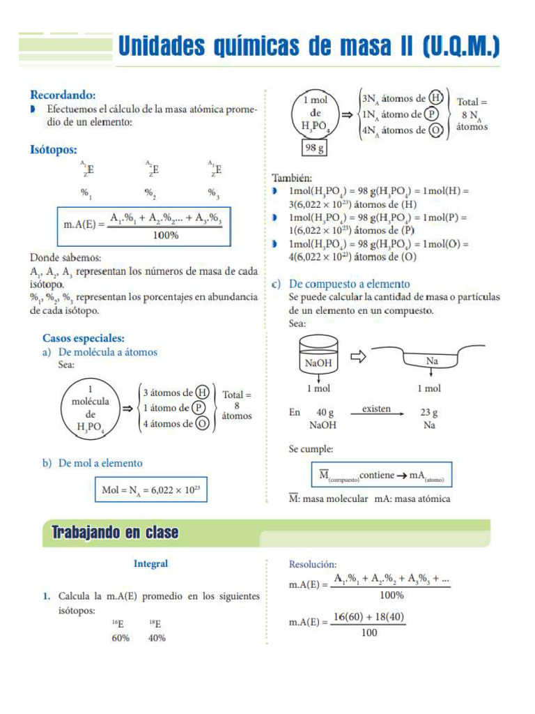 Clase Quimica 3ro | PDF