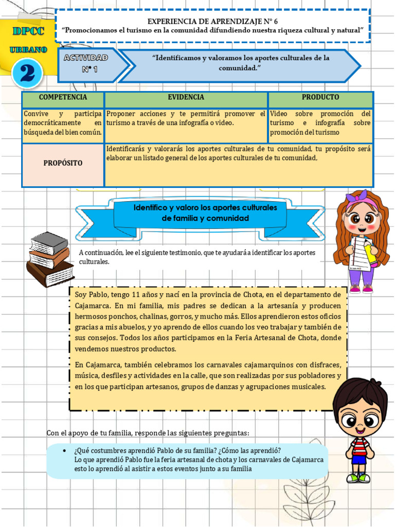 (2do) 5 Actividad de DPCC | PDF | Tradiciones | Bailes