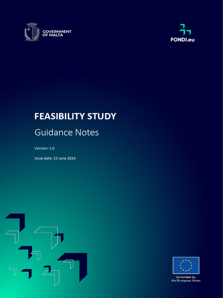 Feasibility Study Guidance Notes - 150624 | PDF | Feasibility Study ...