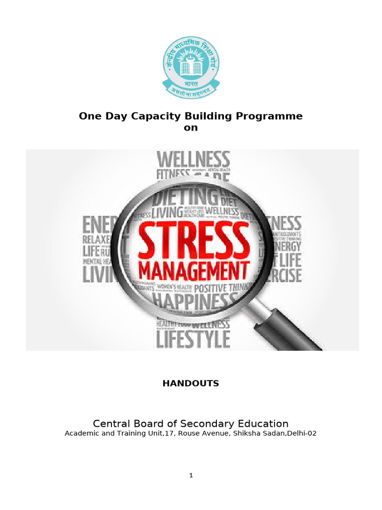 Handouts Stress Management | PDF | Stress (Biology) | Fight Or Flight ...