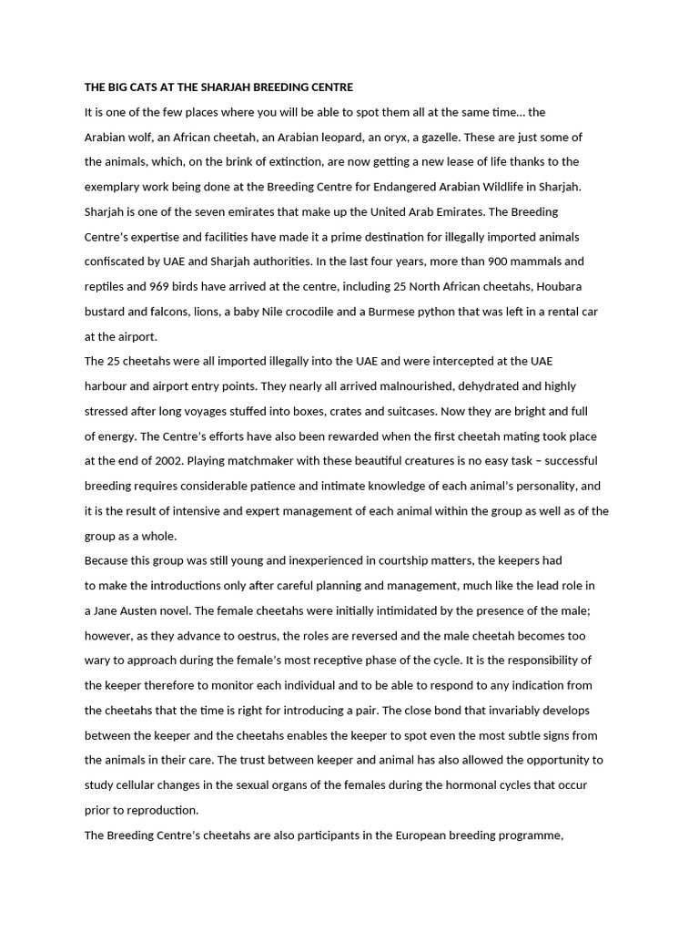 Reading passage | PDF