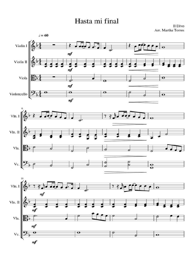 Hasta Mi Final | PDF