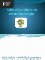 HEP ODS - Kako Pravilno Očitati Brojilo | PDF