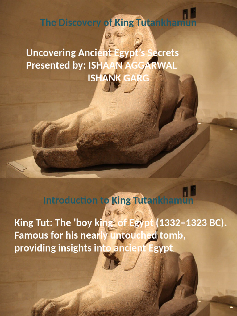 King Tut Presentation | PDF | Social Science