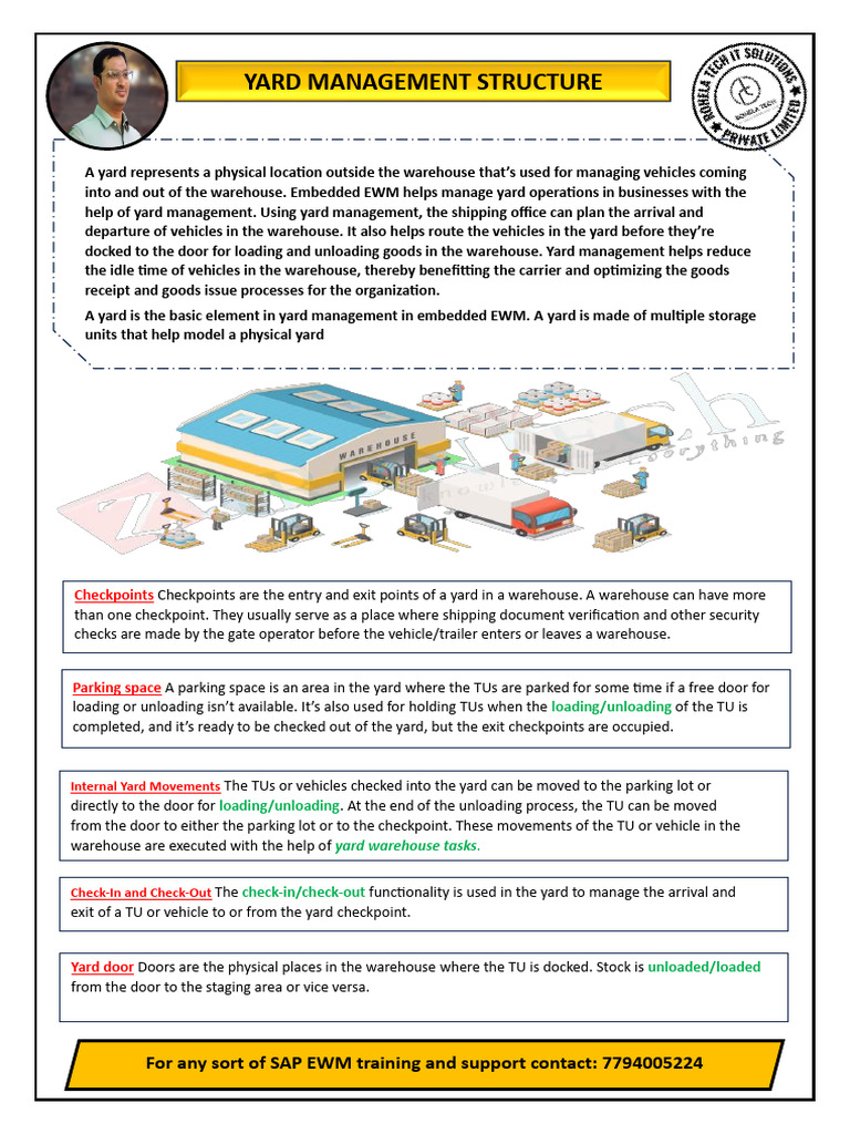 SAP EWM Yard Management Overview | PDF | Business