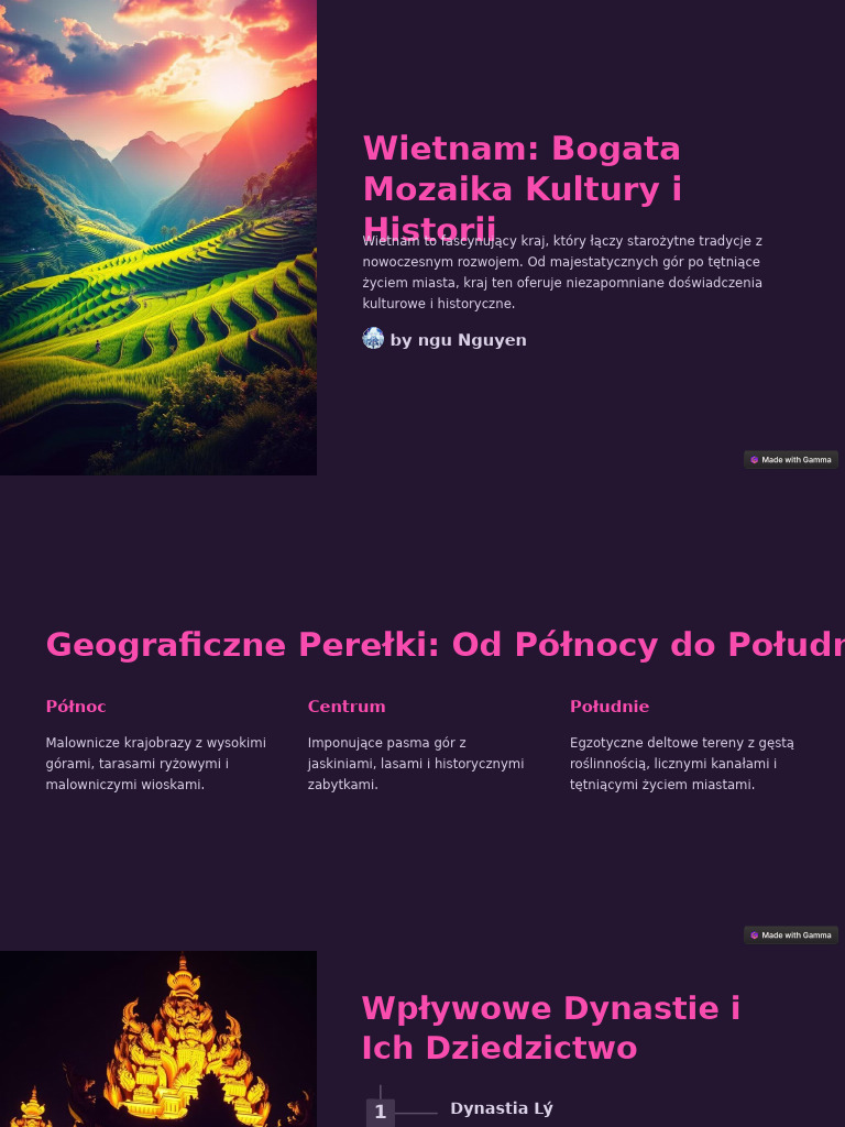 Wietnam Bogata Mozaika Kultury I Historii | PDF