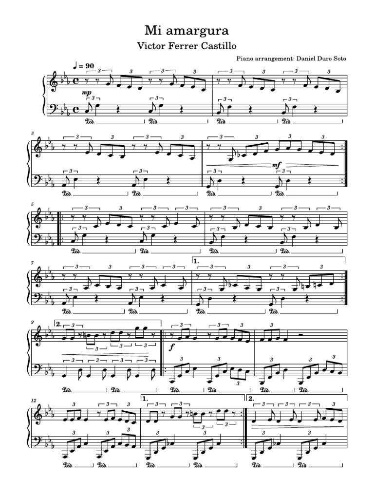 Mi Amargura - Victor Ferrer | PDF