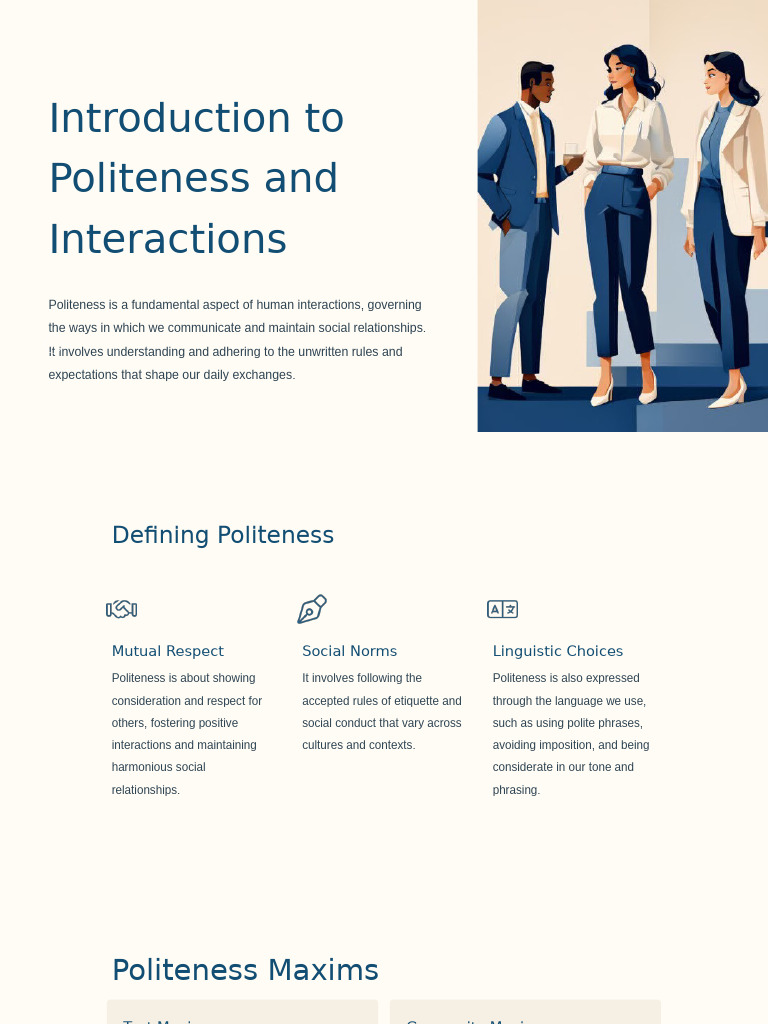 Introduction To Politeness and Interactions | PDF | Liberal Arts ...