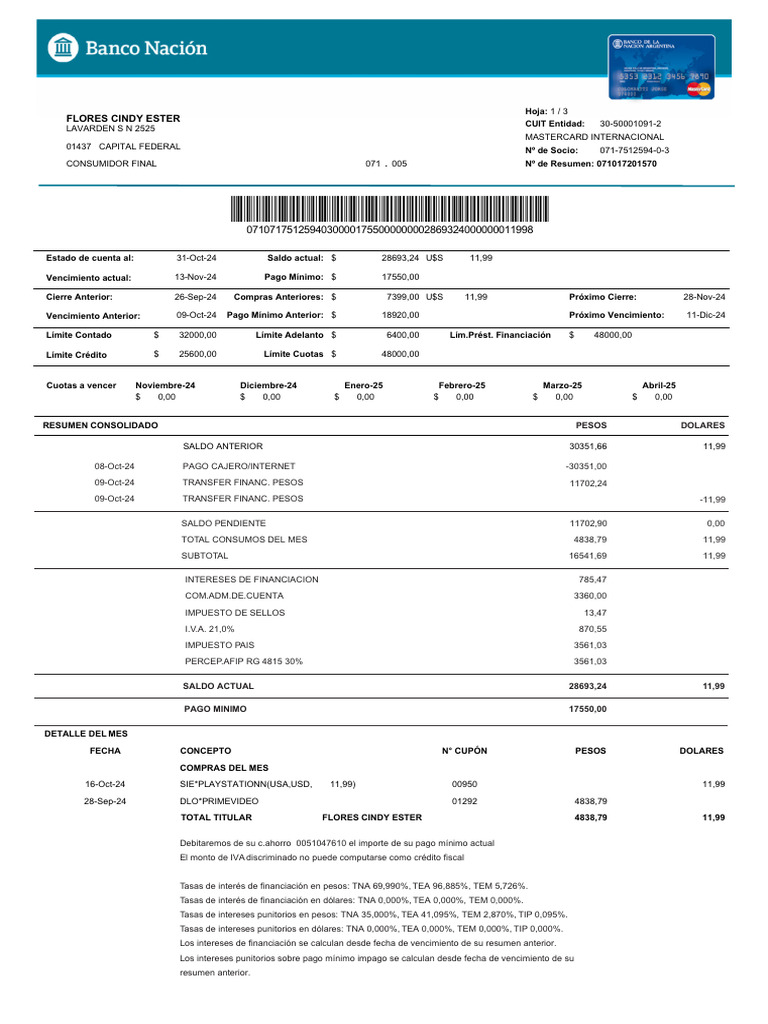 Resumen 20241031 | PDF