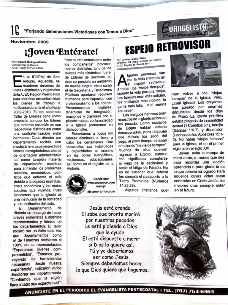 Periodico El Evangelista Pentecostal AJEC | PDF