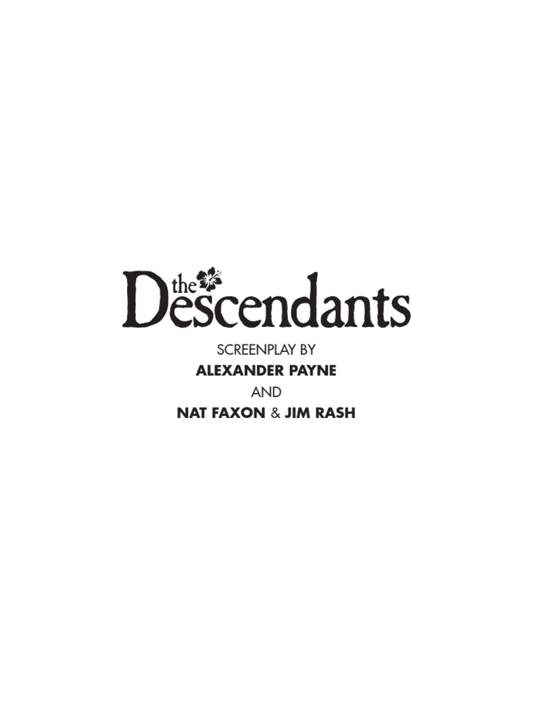 The Descendants Script | PDF | Coma