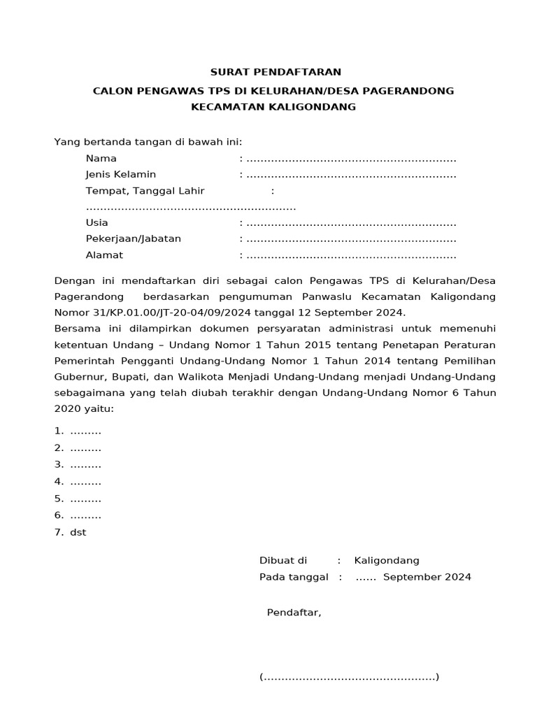 Fix Surat Lamaran, DRH, Pernyataan | PDF | Game & Aktivitas | Hukum