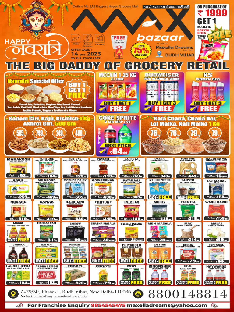 MAX BAZAR Budh Vihar 14 Oct. 2023 - 11zon | PDF