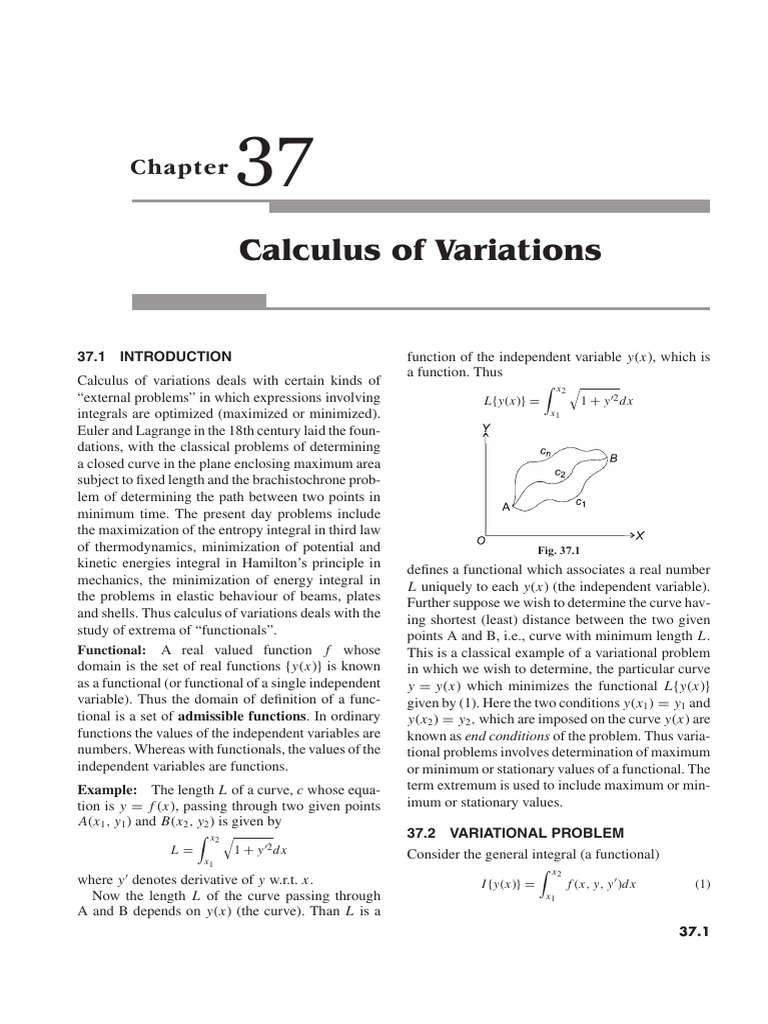 (MAT530) Calculus of Variations by B V Ramana | PDF | Computers