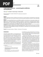 National Pathway for Cauda Equina Syndrome | PDF | Magnetic Resonance ...