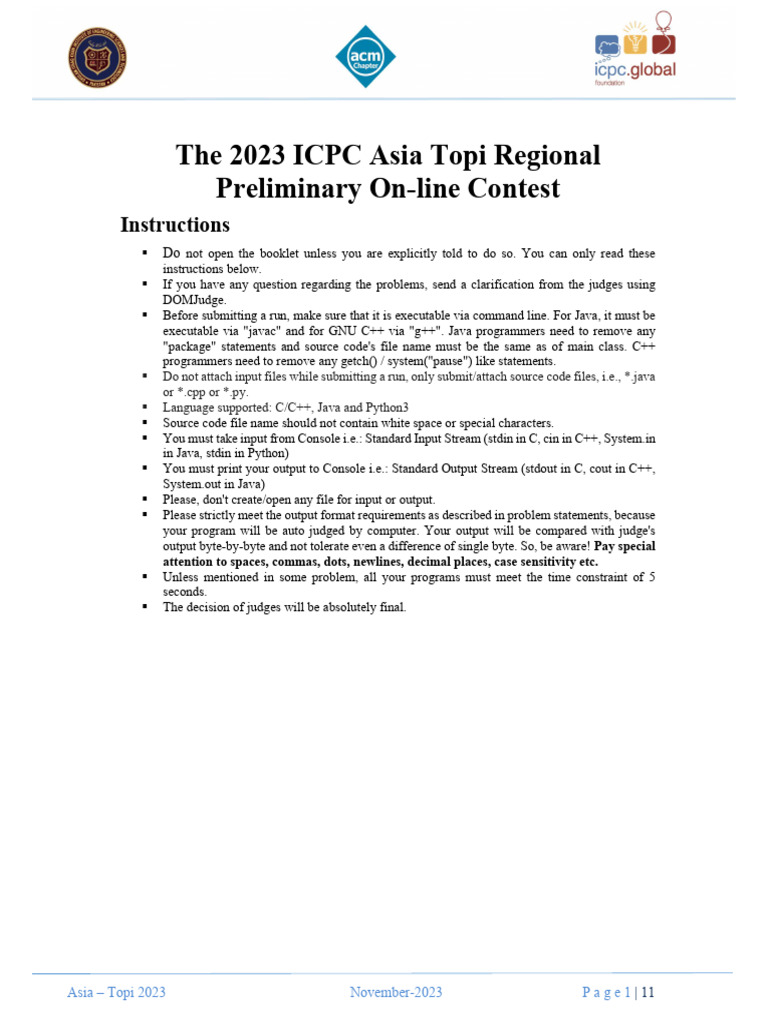0-ICPC Nov042023 | PDF | Computing | Software Engineering