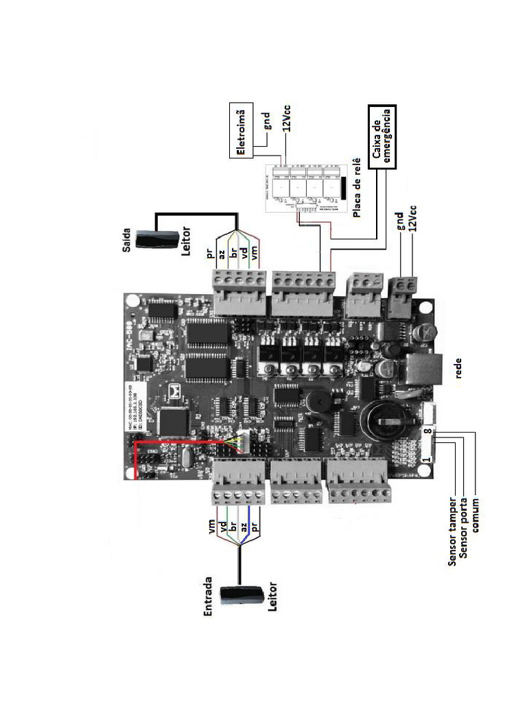 Esquema de Ligação - Controladora | PDF