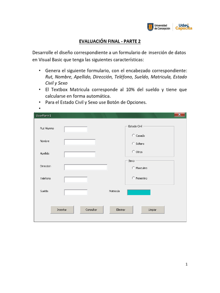 Trabajo Visual Basic | PDF