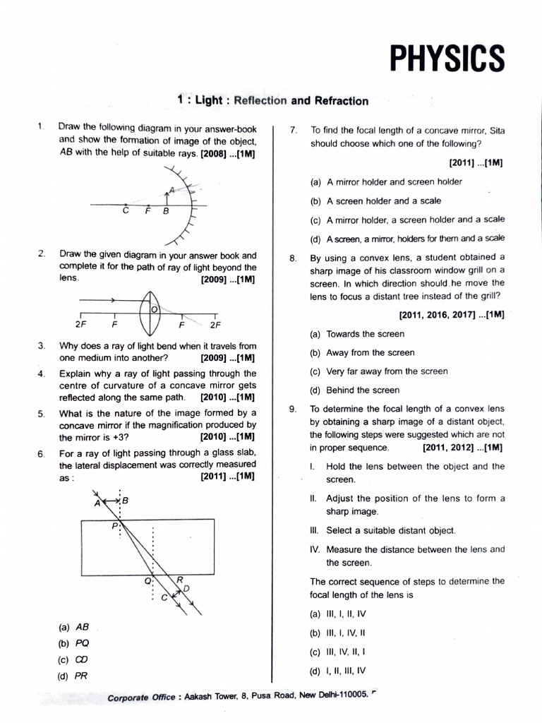 Physics Main | PDF | Mirror | Atomic
