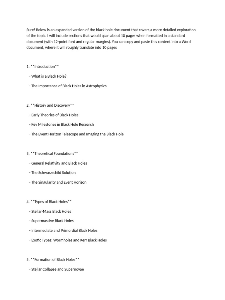 Black holes | PDF | Black Hole | Gravity