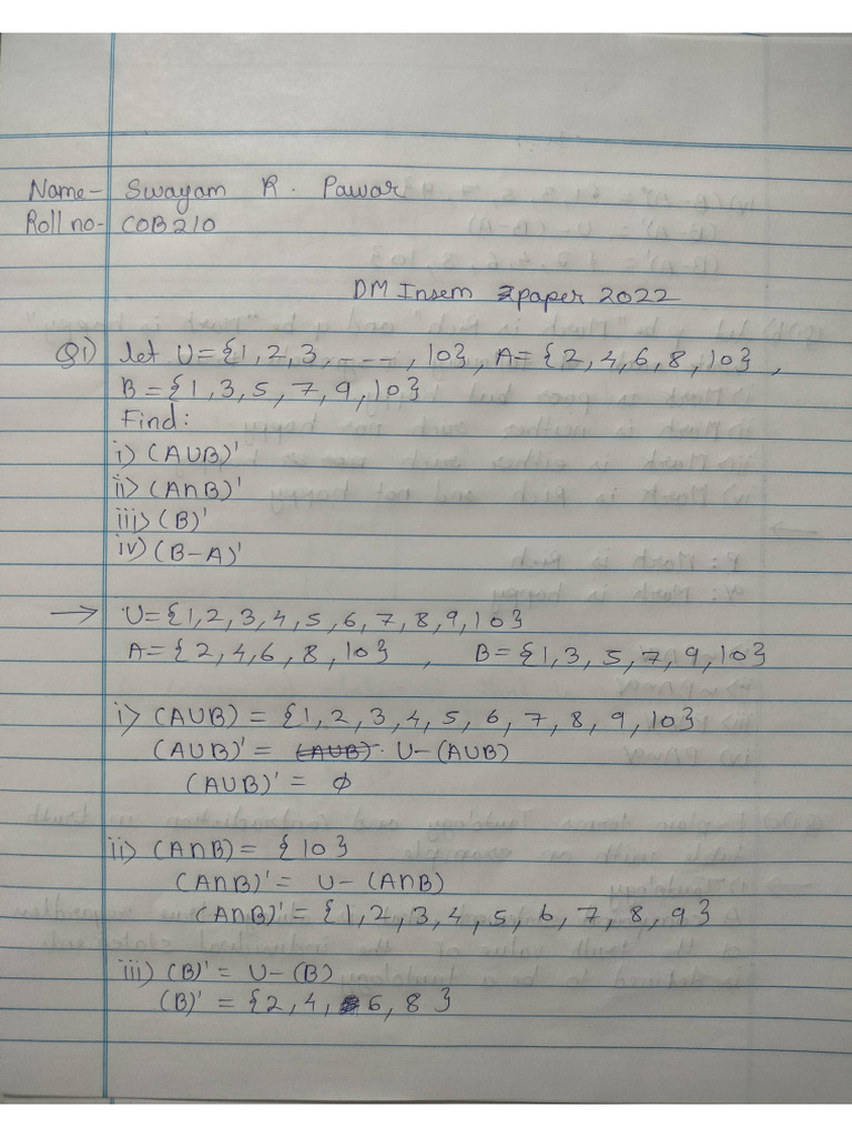 DM Insem Solution 2022 | PDF