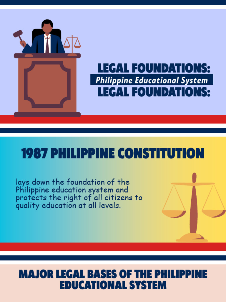 Legal Foundations of PH Educational System | PDF | Teachers | Citizenship