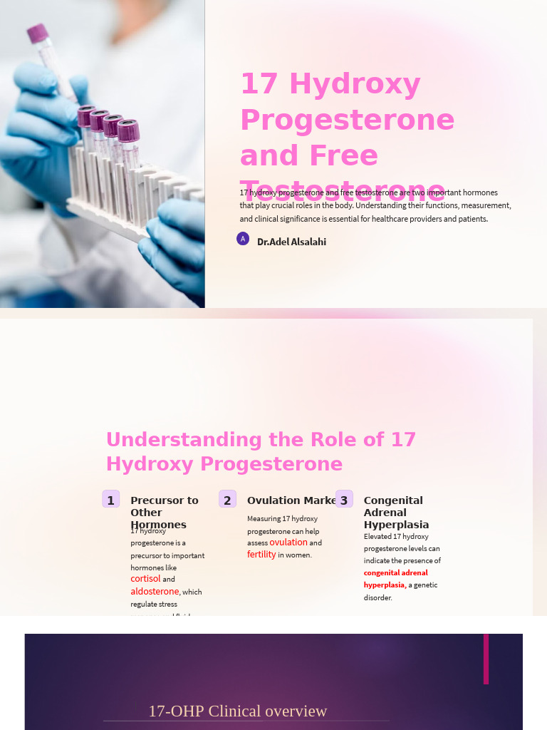 17 Hydroxy Progesterone and Free Testosterone11 | PDF | Testosterone ...