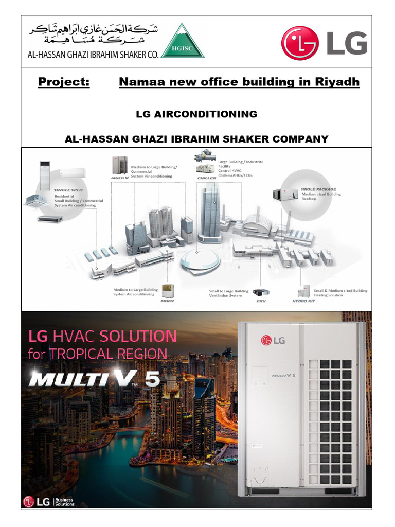 Project: Namaa New Office Building in Riyadh: LG Airconditioning | PDF ...