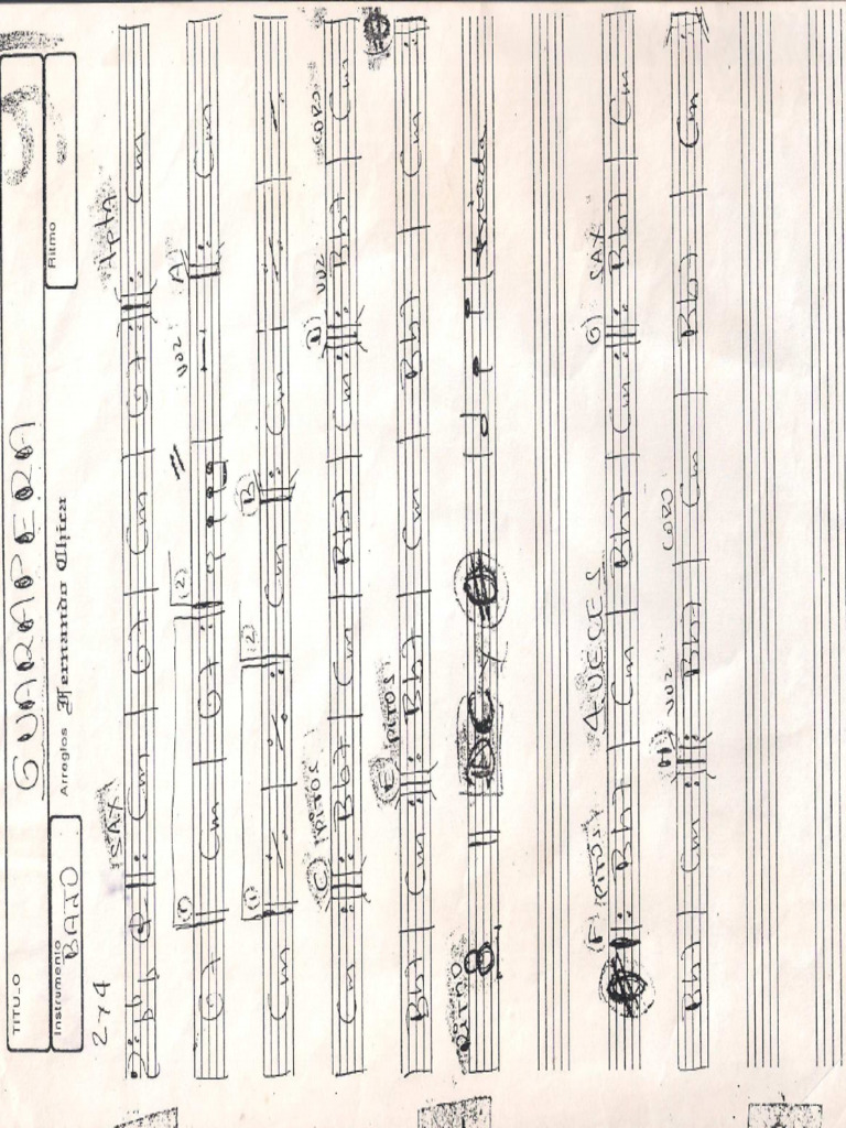 Guarapera Arreglo Completo | PDF