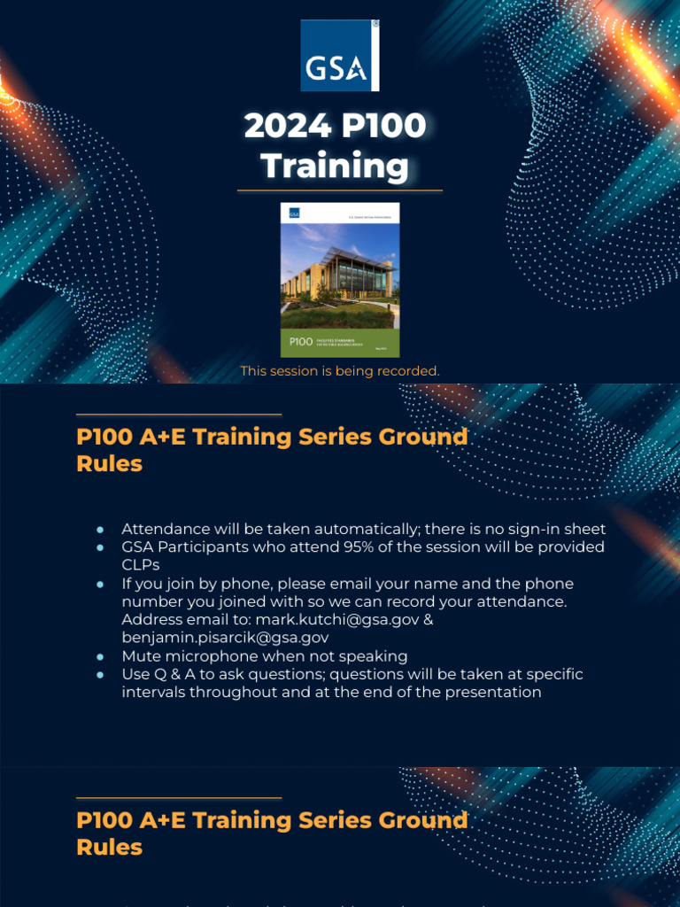 2024-10-01 A+E Training Series - 2024 P100 Training Fire Protection ...